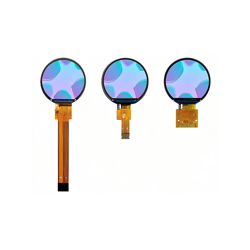 0.99-inch circular OLED display with 128×115 resolution and SPI 4 ...